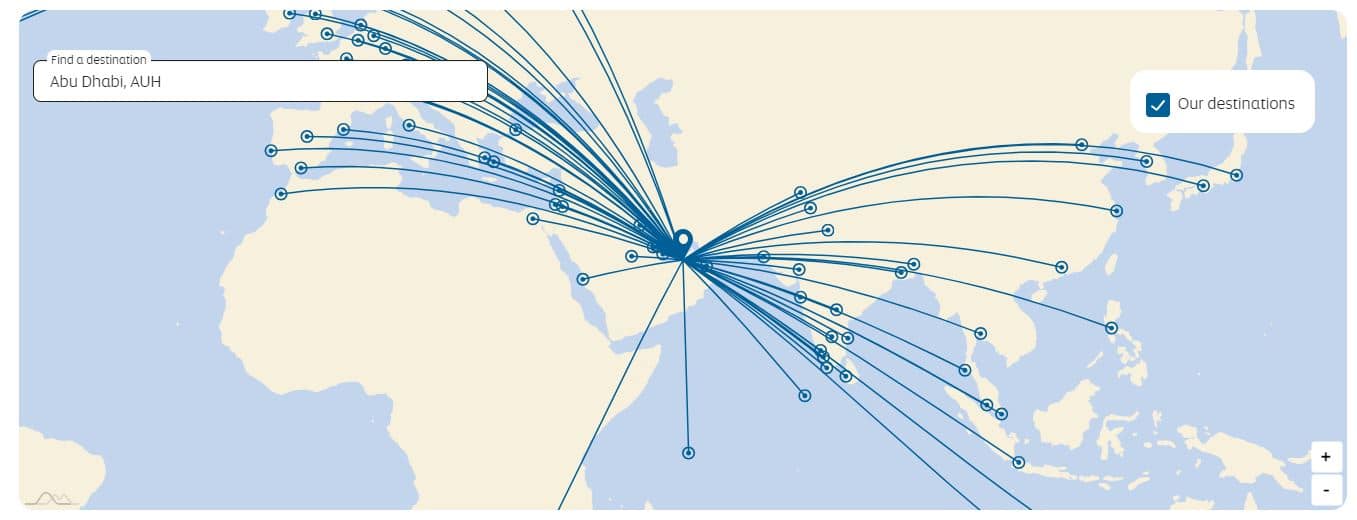 Etihad Airways flight schedule |2025| - Find Flight & Check Status