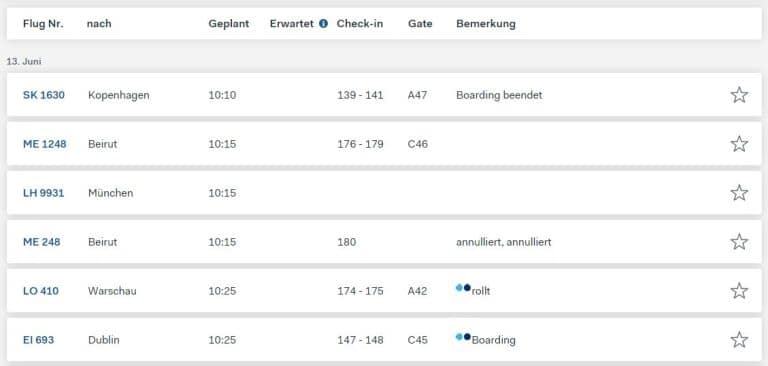 Flugplan Flughafen Düsseldorf (DUS) |2026| - Flug finden