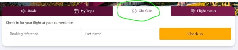 Qatar Airways Online Check-in - Jump to online check-in