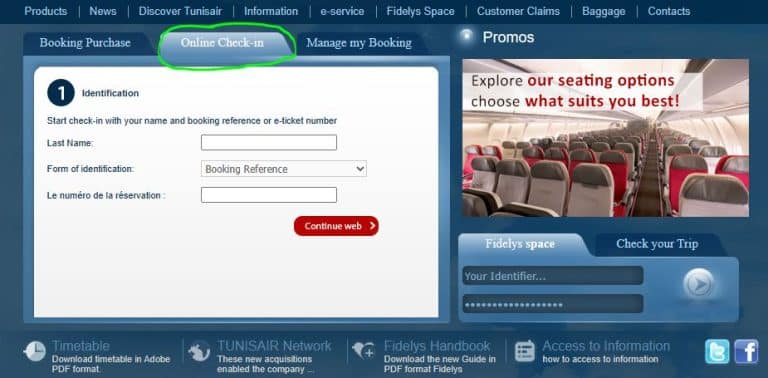 Tunisair Online Check-in - Quick and easy check-in |2026|