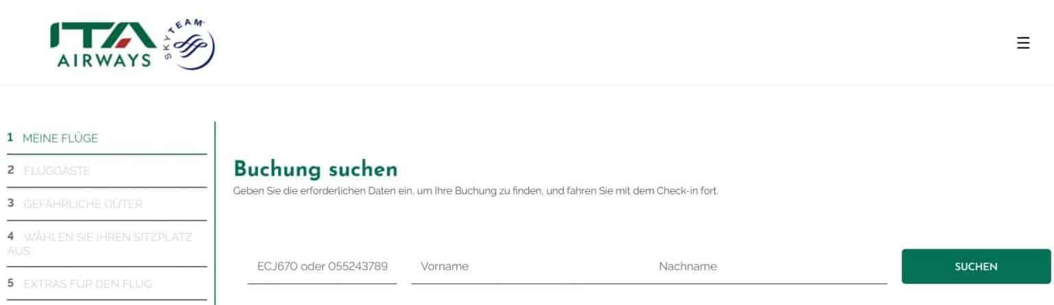 Alitalia / ITA Airways Flug online einchecken - Anleitung |2025|